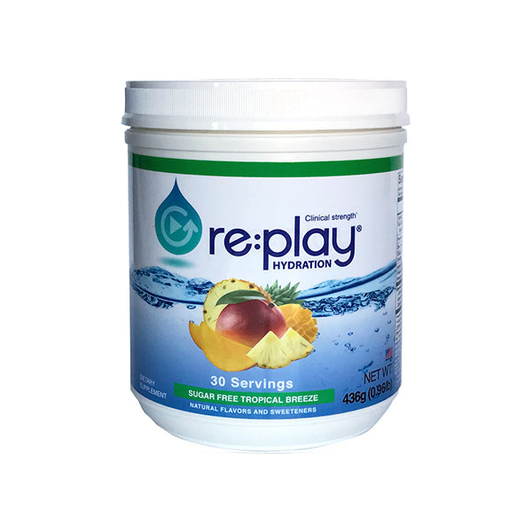 re:play: Clinical Strength Hydration Recovery Electrolyte Drink Powder ...